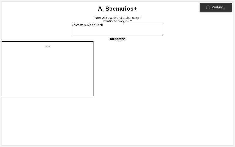 AI Scenarios+ ― Perchance Generator