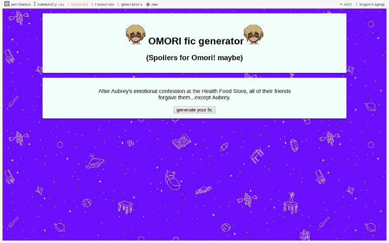 OMORI fic generator