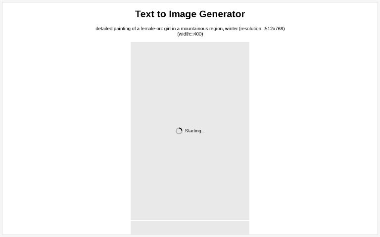 Text to Image Generator