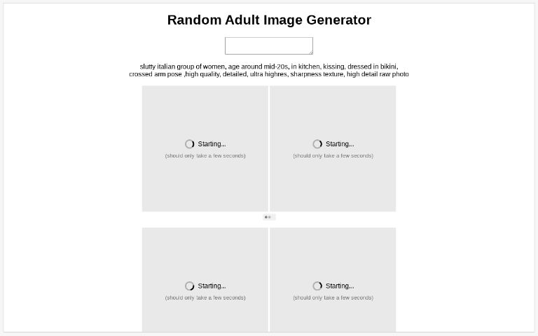 Random Adult Image Generator
