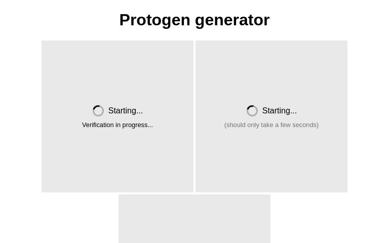 Protogen generator