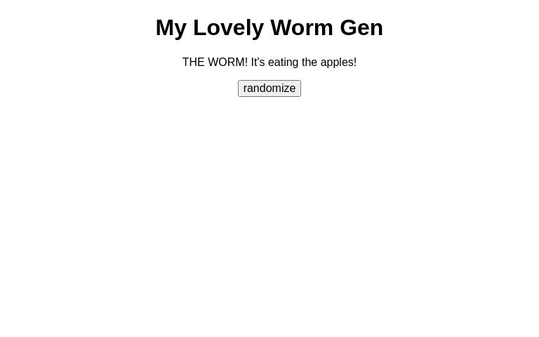 My Lovely Worm Gen