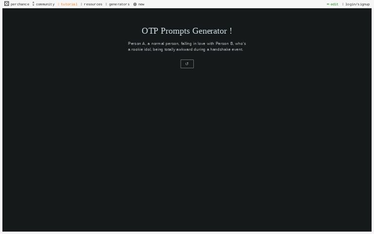 OTP Prompts Generator