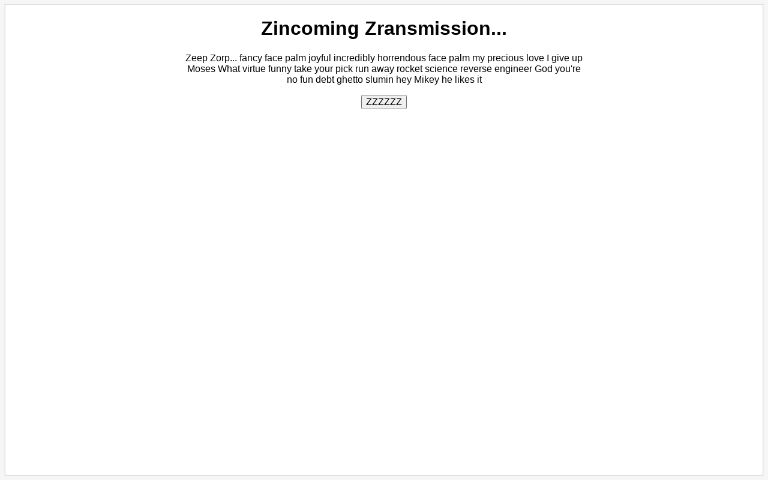 Zeep Zorp... ― Perchance Generator