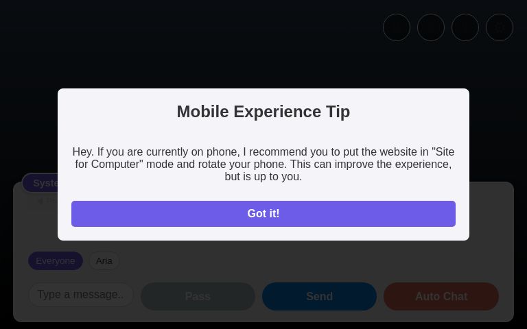 Mobile Experience Tip ― Perchance Generator