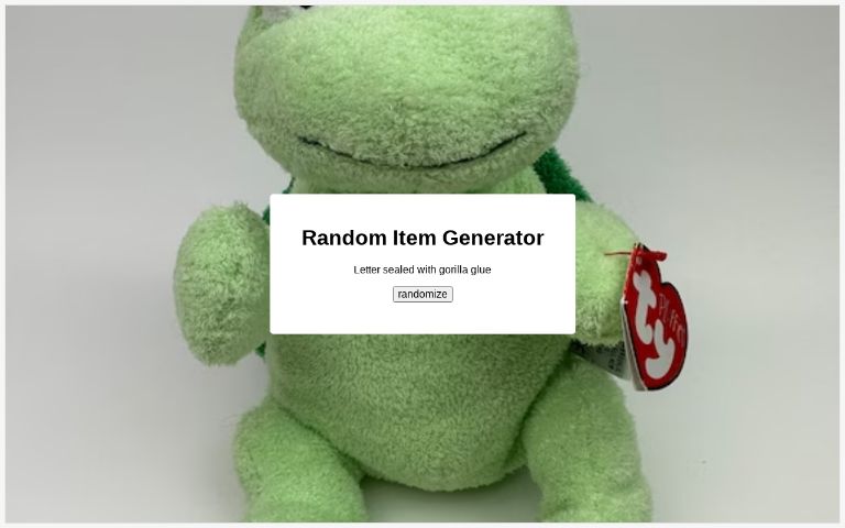 Random Item Generator