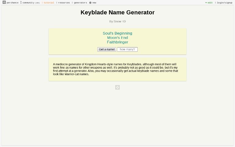 Keyblade Name Generator