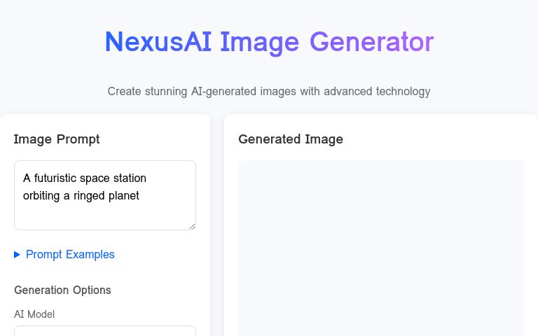 NexusAI Image Generator