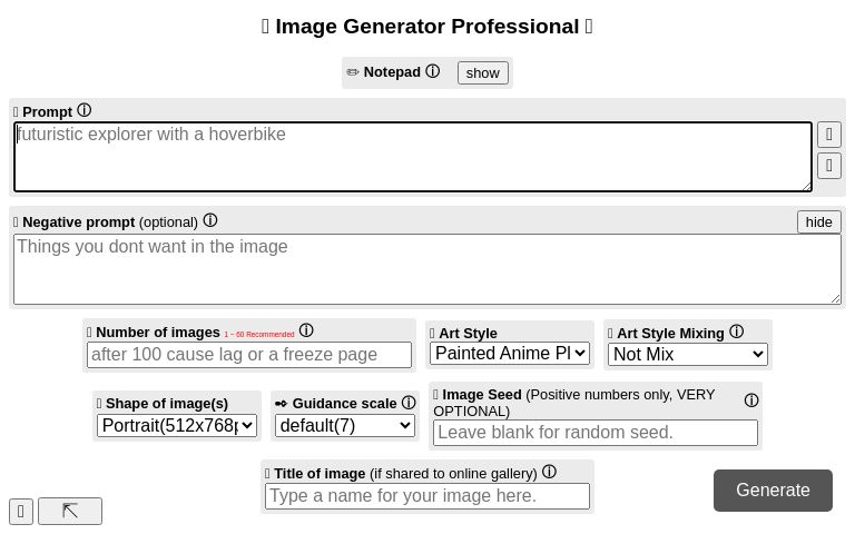 Fast Free AI Image Generator (no limit, no sign-up)
