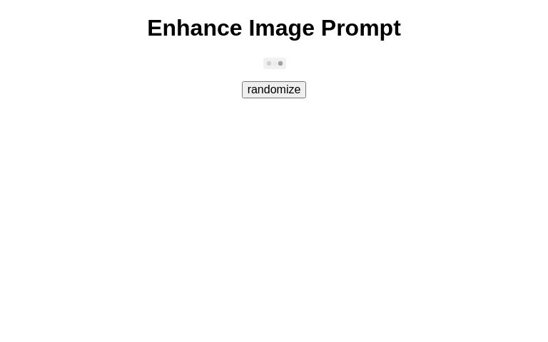 Enhance Image Prompt ― Perchance Generator