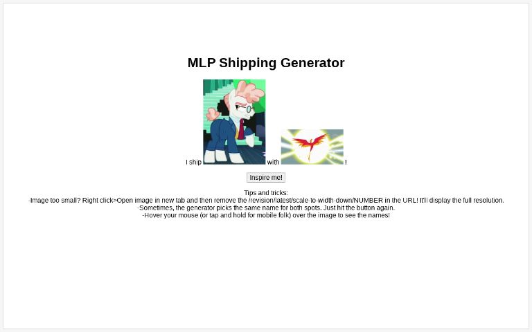 MLP Shipping Generator