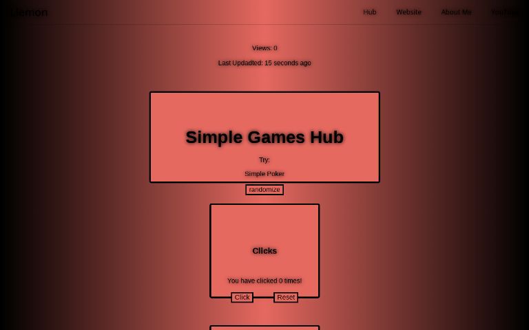 Simple Games Hub ― Perchance Generator