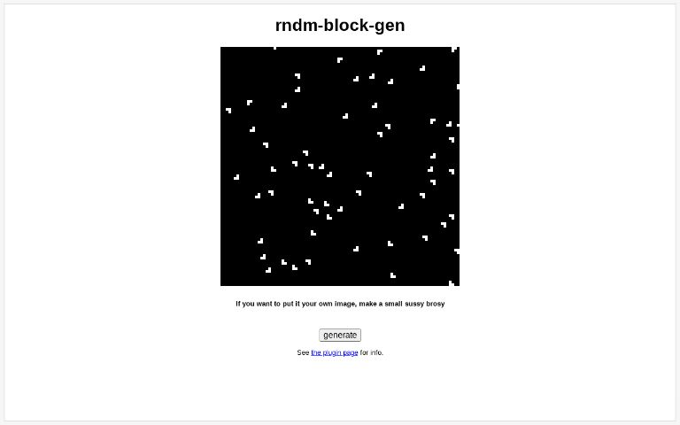 rndm-block-gen ― Perchance Generator