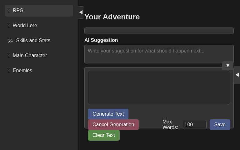 Your Adventure ― Perchance Generator