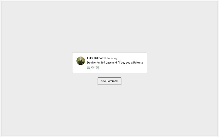 YouTube Comment Template ― Perchance Generator